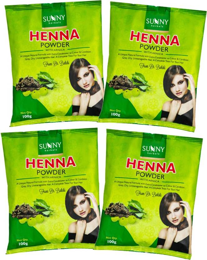 Sunny Herbals Heena Powder Hair Color (Pack of 4 pcs) - Price in India ...