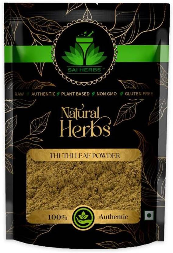 SAI HERBS Thuthi Leaf Powder - Thuthi Ilai Podi Powder - Pure & Natural ...