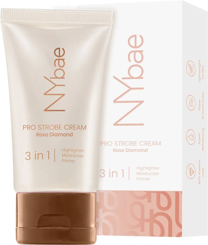 NY bae PRO Strobe Cream | Primer + Highlighter + Moisturiser | Dewy ...