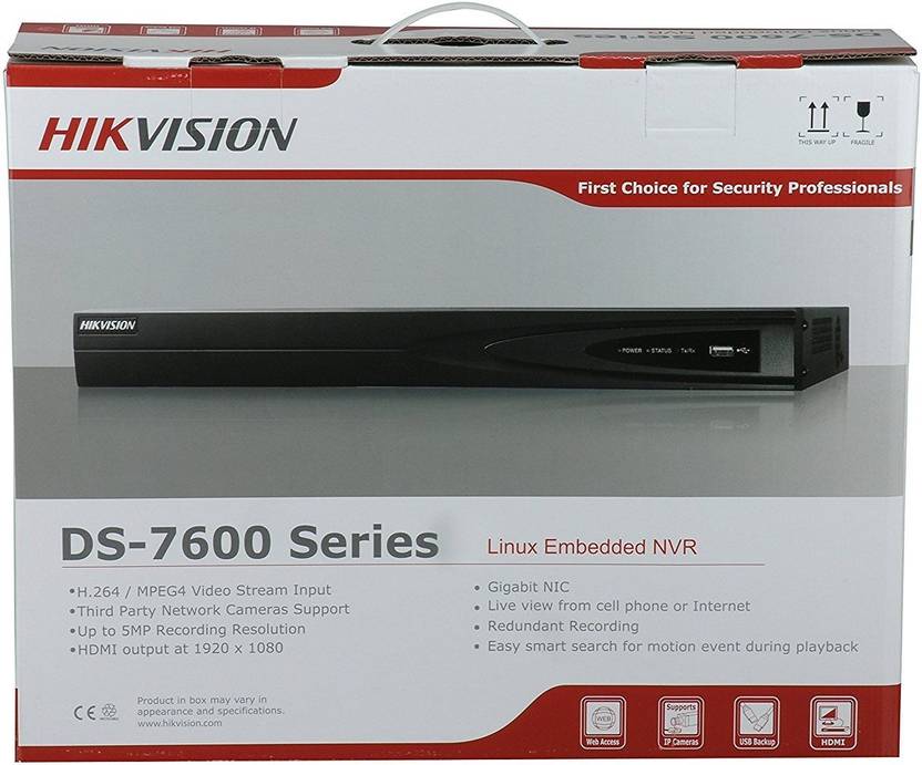HIKVISION 16 Channel NVR 4K 1U H.265+ 160 Mbps DS-7616NI-Q1 Security ...