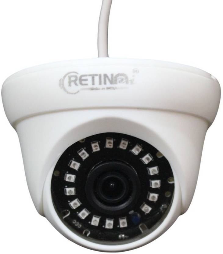 Retinai 2.4 MP AHD Black and White Dome Camera| Outdoor & Indoor| 4 in ...