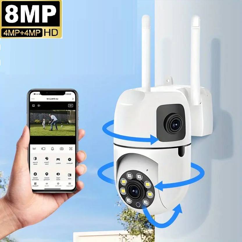 OSHSIZ WiFi Smart Outdoor CCTV Full HD Wireless Security Camera ...