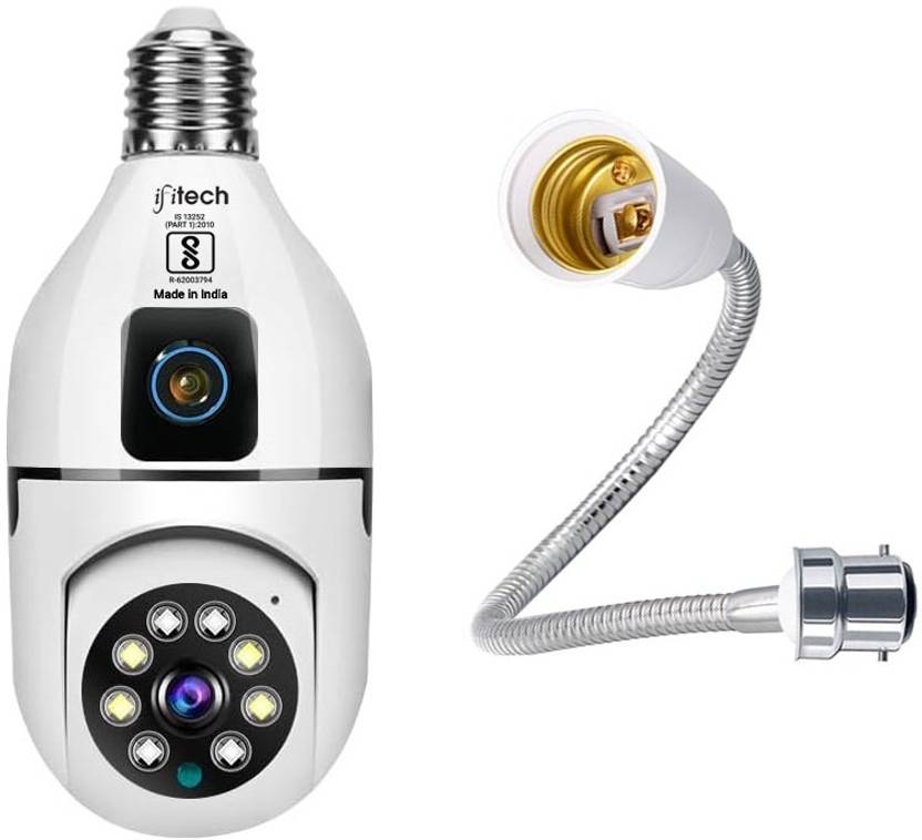 IFITech 4MP Dual Lens Wireless Smart Home Security WiFi Camera | 2 ...