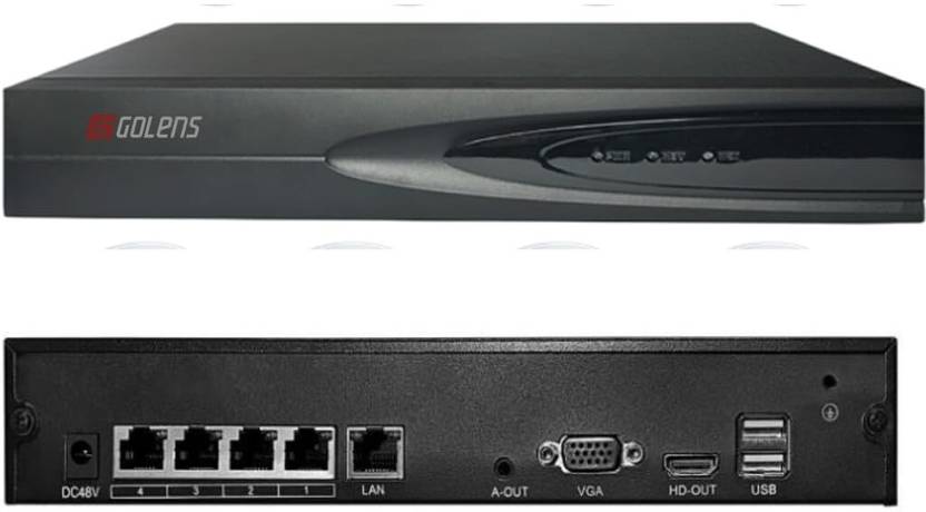 GOLENS NVR Network Video Recorder (Inbuilt POE Switch) App Seetong ...