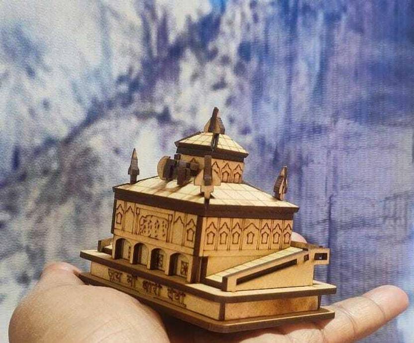 CSOK Maa Dhari devi temple base model Solid Wood Home Temple Price in ...