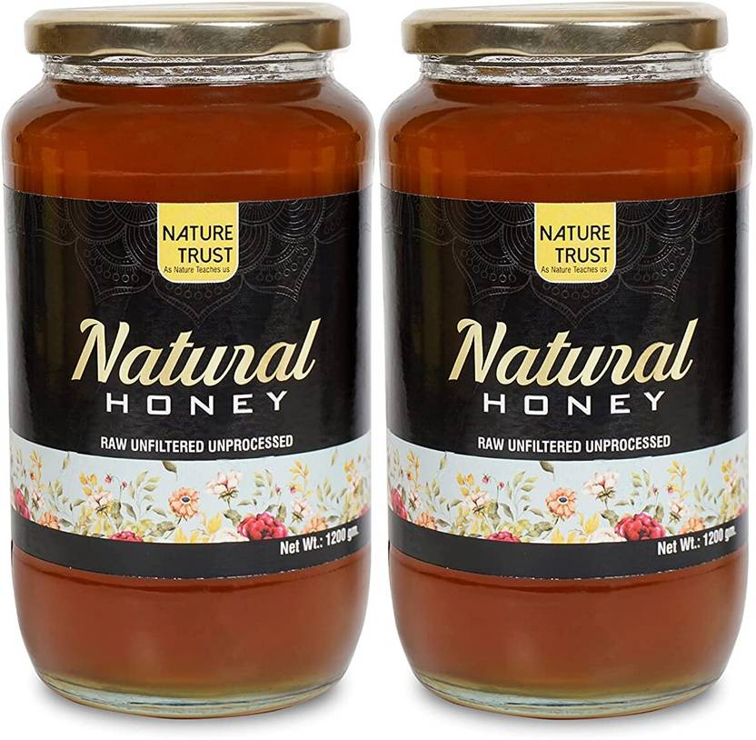 nature trust Raw Organic Natural Honey, Unprocessed, 1.2 kg Price in ...