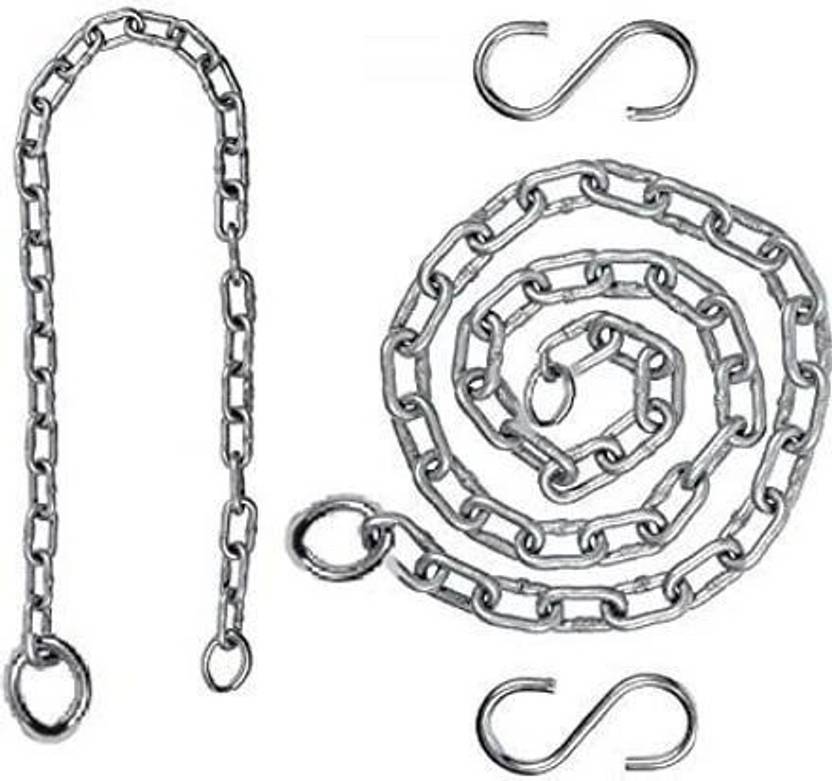 MARSHLAND 5 Feet Chain Strong heavy Duty chain with 2S hooks Hook 2 ...