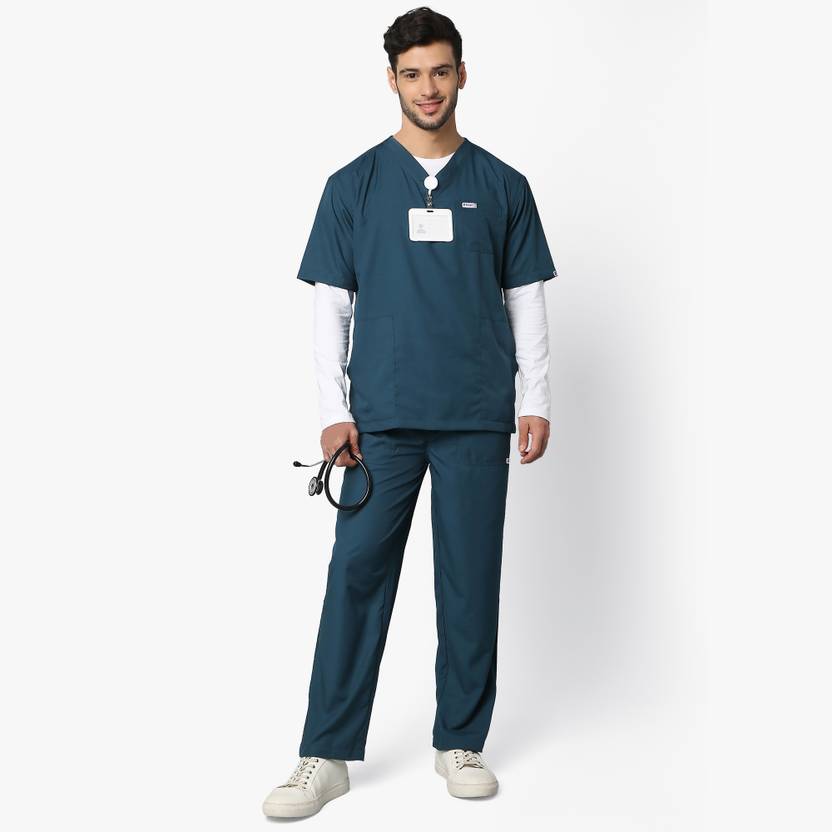 Knya med Classic Men's Active Scrubs Pant, Shirt Hospital Scrub Price ...