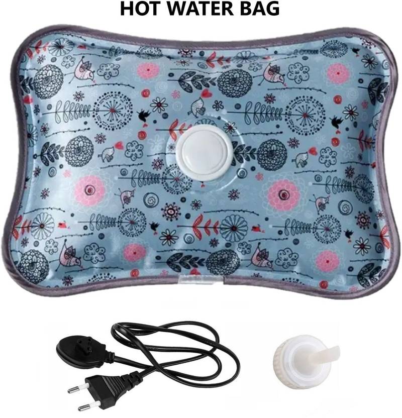 Fluent Electric Hot Water Bag with Auto Power Cut-Off for pain relief Warm Bag Electrical 1 L ...