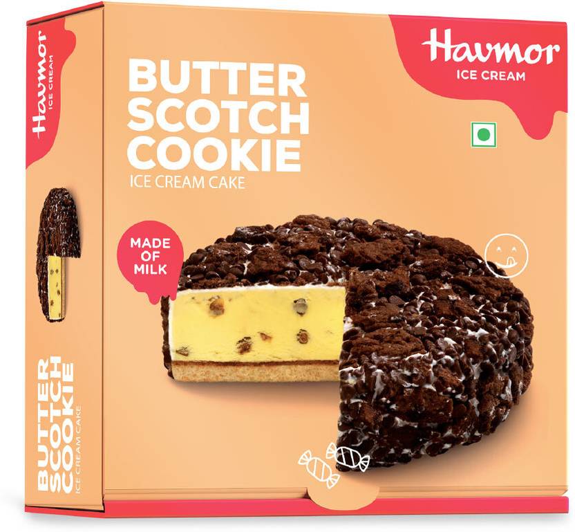 HAVMOR ICE CREAM Butterscotch Butter Scotch Cookie[Cake] Price in India ...