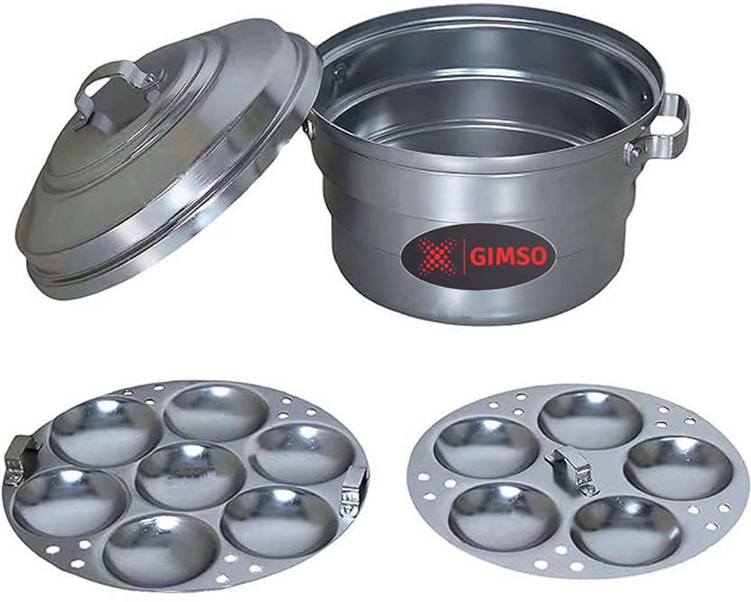 GIMSO Anodized(Hindalium) Aluminium Idli Maker/Idli pot Standard Idli ...