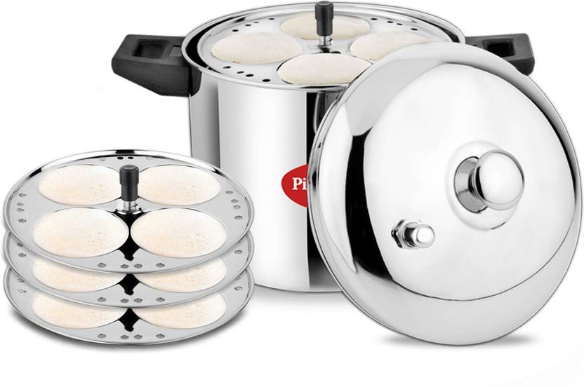 Pigeon Heavy Gauge Stainless Steel Idli Cooker Induction & Standard ...