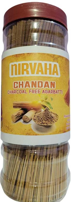 NIRVAHA CHANDAN AGARBATTI CHARCOAL FREE CHANDAN Price in India - Buy ...