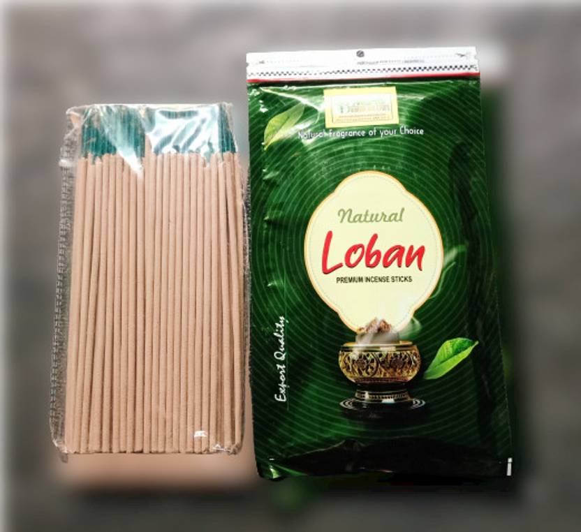 Maha Bamboo LOBAN Agarbatti pack of 12 || 50 Agarbatti Sticks per pack ...