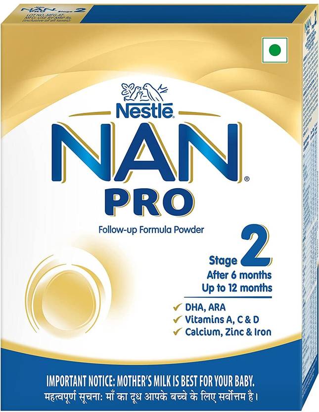 Nestle Nan Pro 2 2 Follow-up Formula Powder - Stage 2, Pouch in Box ...