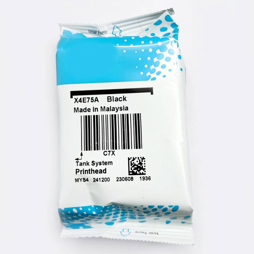 Pappakart Original X4E75A Black Printhead for Smart Tank 350 ...