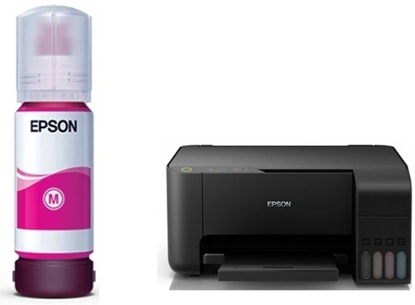 EPS ORIGINAL L3152 All In One Ink Tank Wifi Color Printer Magenta Ink ...