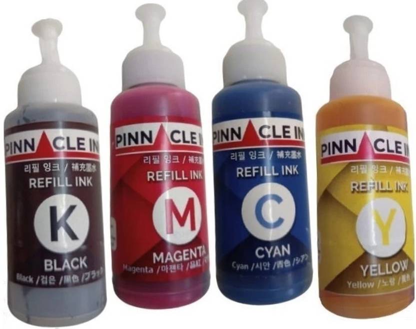 Pinnacle Ink Hp Smart Tank 525 All-in-One Printer Refill Ink 4 Colour ...