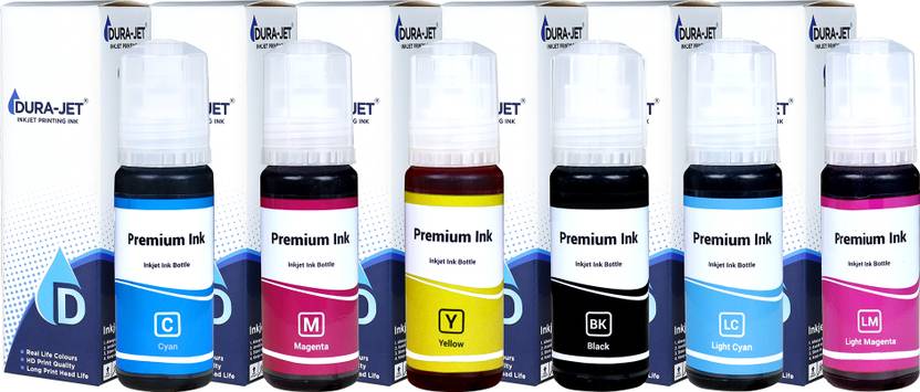 Dura-Jet 057 Refill Ink for EP L8050, L18050 Printer - (70gm x C/M/Y/K ...