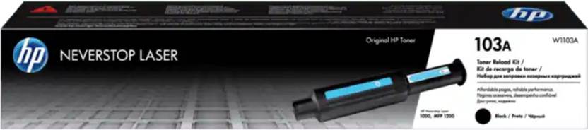 HP 103A Original Never Stop Laser Black Ink Toner - HP : Flipkart.com
