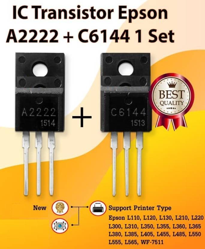 Haedlink TRANSISTORS C6144 , A2222 FOR EP L210 L220 L130 L380 L360 L350 ...
