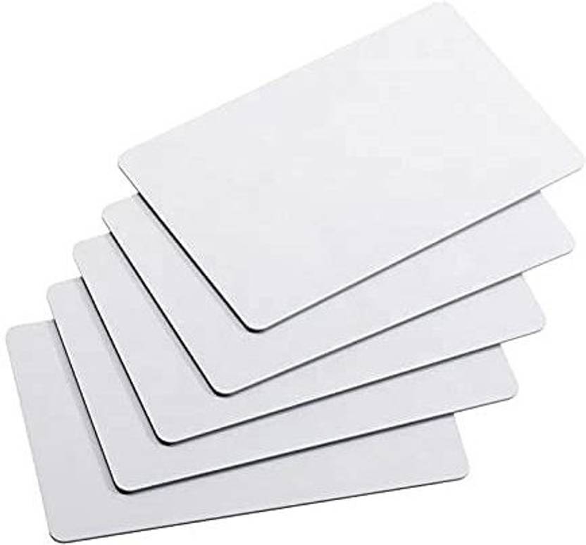 MOREL PLAIN WHITE THERMAL PVC ID CARD FOR THERMAL PRINTERS AADHAR CARD ...