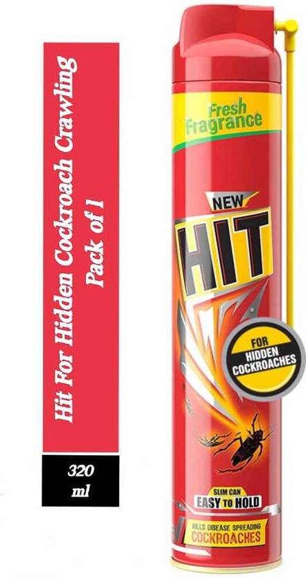 Hit For Hidden Cockroach Crawling Insect Killer Pack of 1 (320ML) - Buy ...