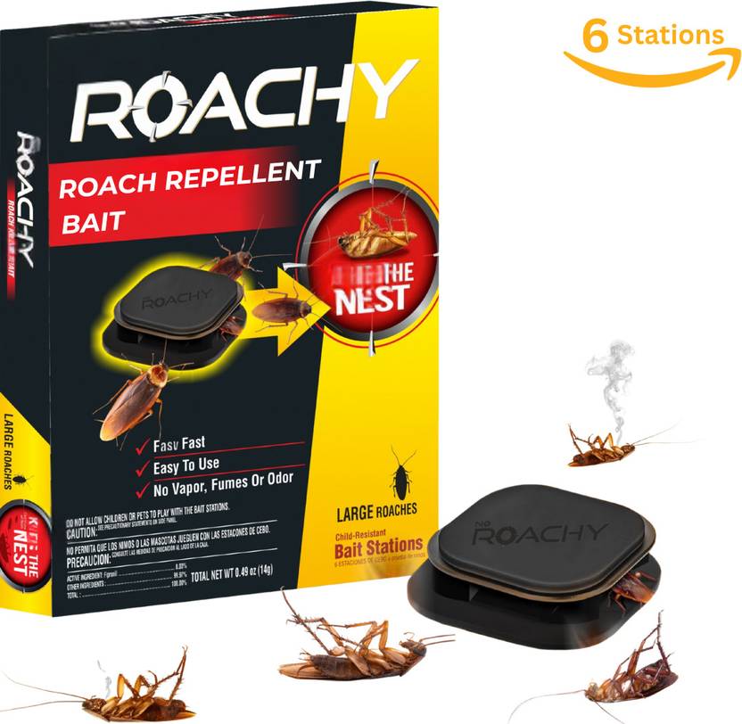 Roachy Natural Cockroach repellent for Kitchens, Bathrooms, Anti Roach ...