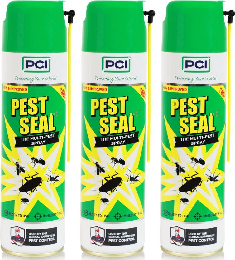 HiCare PCI Pest Seal Multi-Pest Spray 400 ml Pack of Kills Cockroaches ...