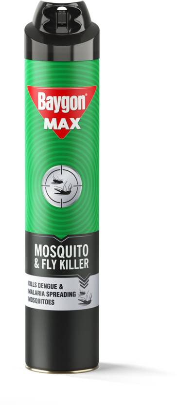 Baygon Max Mosquito & Fly Killer Spray, Kills Dengue & Malaria ...