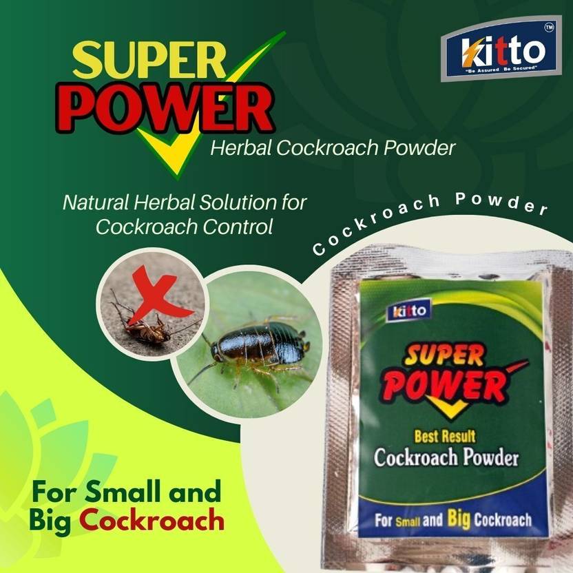 kitto Super Power Cockroach Organic Powder "Guaranteed effect" Pack Of ...