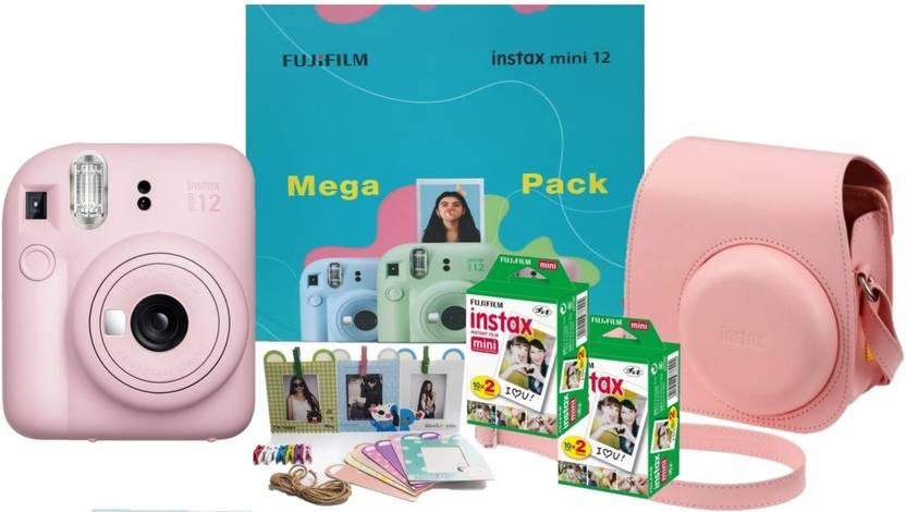 Fujifilm Instax Mini 12 Mega Pack with 40 Shots Instant Camera Price in ...