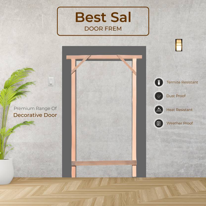 La Furniture sal wooden door frame size 6.5ft X 3ft frame wood ...