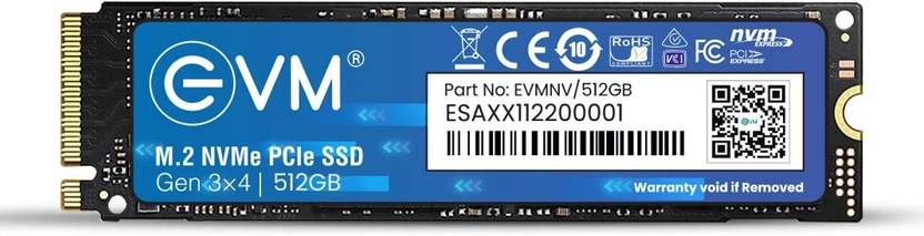 EVM EVMNV 512 GB All in One PC's, Desktop, Laptop Black PCIe NVMe ...