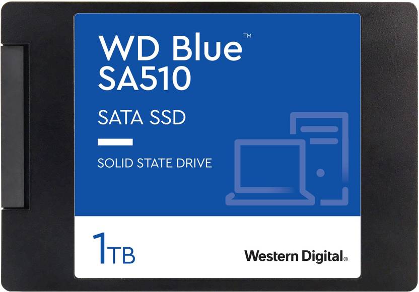 WESTERN DIGITAL WD Blue SATA 1 TB Desktop, Laptop Blue SATA Internal ...