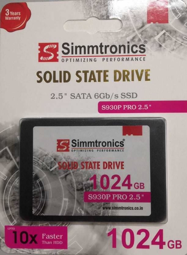 Simmtronics SSD 1024 GB All in One PC's, Desktop, Laptop Black SATA ...