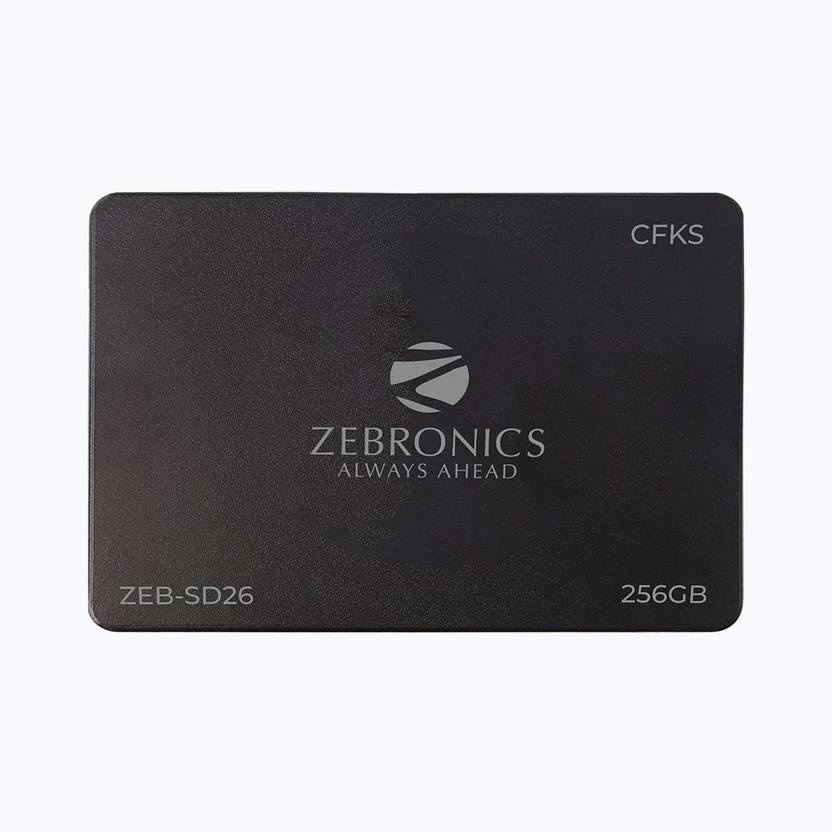 ZEBRONICS 2.5 SATA SSD 256 GB Laptop, Desktop, All in One PC's Black SATA Internal Solid State ...