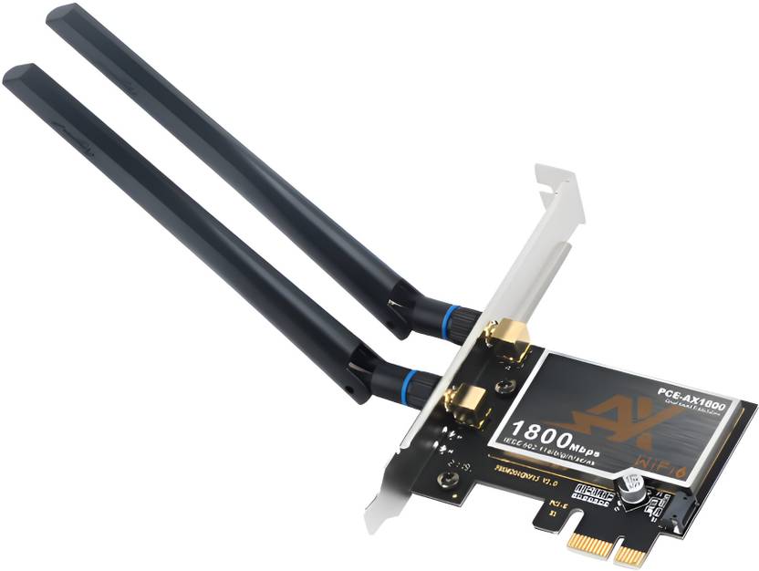 Techsync WiFi 6 PCIe Network Card with Bluetooth 5.2 – 1800M 2.4/5G ...