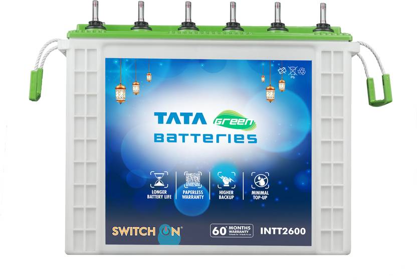 Tata Green Batteries 60 Months Warranty Tubular Inverter Battery Price ...