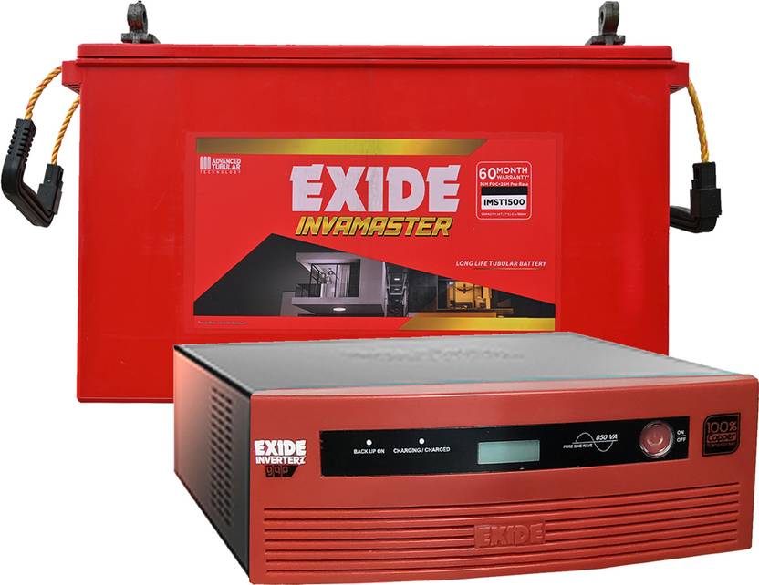 EXIDE GQP 850 VA Pure Sine Wave with Copper Transformer Inverter & IMST ...
