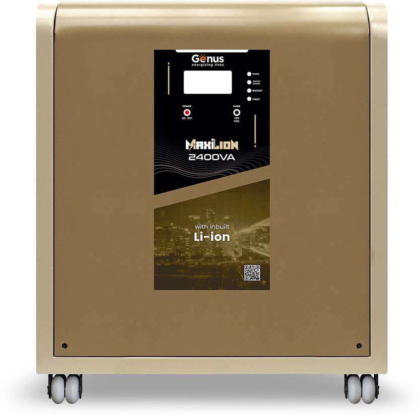 Genus Maxilion 2400 VA Lithium Ion Sealed Inverter Battery Price in India - Buy Genus Maxilion ...