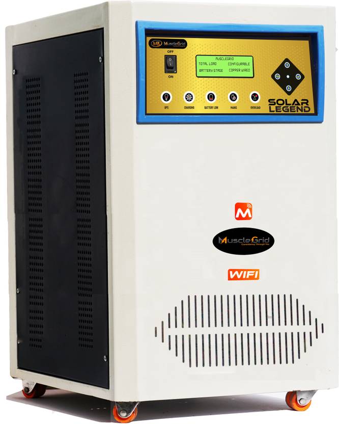 MuscleGrid India SOLAR LEGEND 6.5KVA TRUE MPPT 48V CUSTOMIZABLE ...