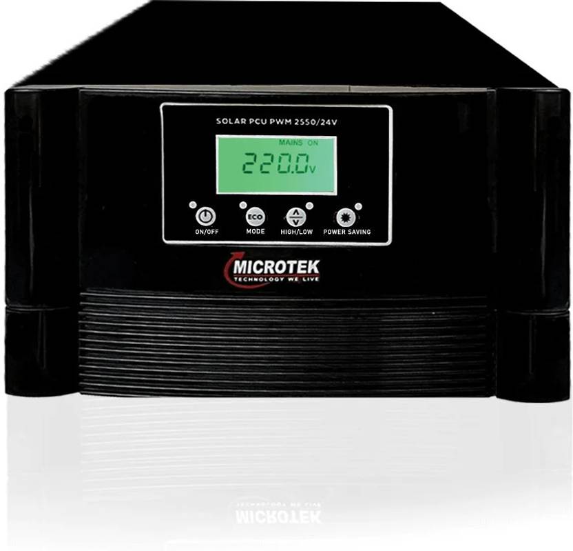Microtek 500 VA PCU 2550 with 24 Months Warranty Solar Compatible Pure ...