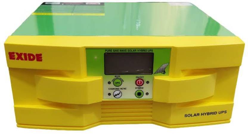 EXIDE 500 VA with 24 Months Warranty Solar Compatible Pure Sine Wave ...