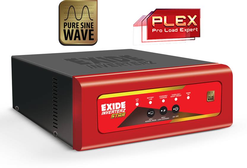 EXIDE 900 VA STAR with 42 Months Warranty Pure Sine Wave Inverter Price ...