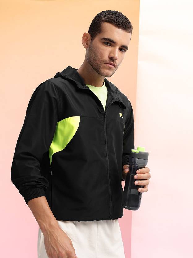 HRX by Hrithik Roshan Full Sleeve Solid Men Jacket - Buy HRX by Hrithik ...