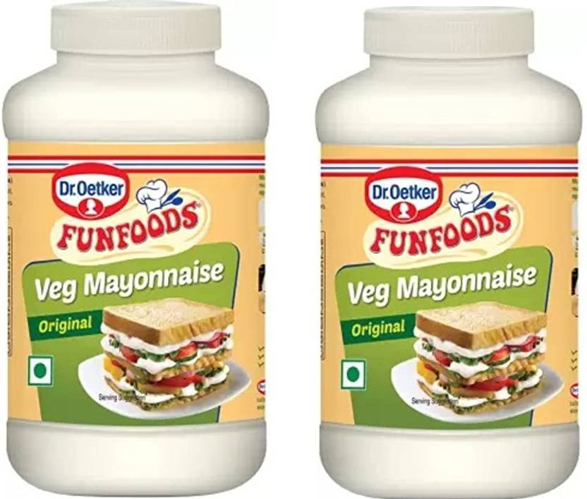 FUNFOODS Original Veg Mayonnaise, 500 g Price in India - Buy FUNFOODS ...