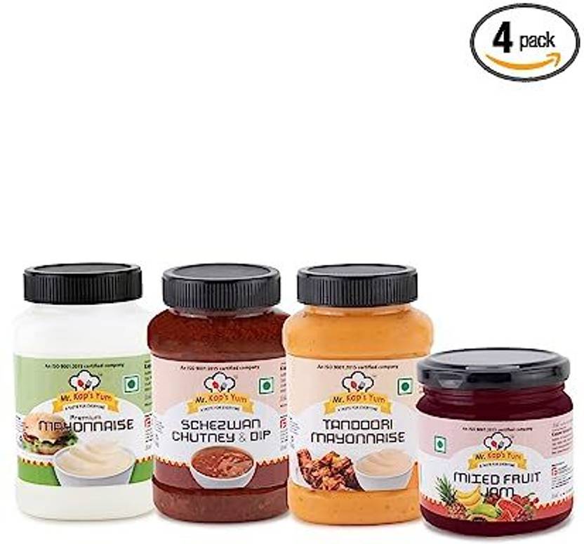 Mr. Kap's Yum (Tandoor Mayonnaise, Mixed Fruit Jam, Premium Mayonnaise ...
