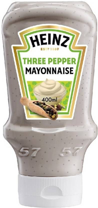 HEINZ Three Pepper Mayonnaise Squeeze Bottle 400 ml Price in India ...