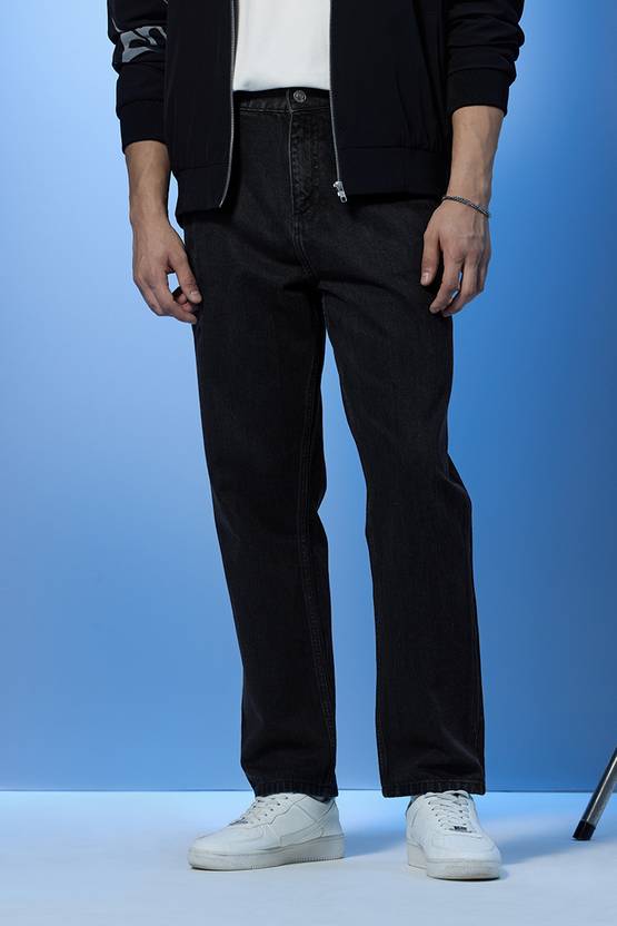 Snitch Relaxed Fit Men Black Jeans - Buy Snitch Relaxed Fit Men Black ...